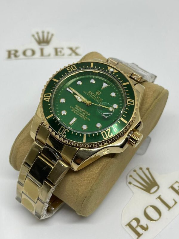 RELOJ ROLEX VERDE CON DORADO – Distriurban_colombia
