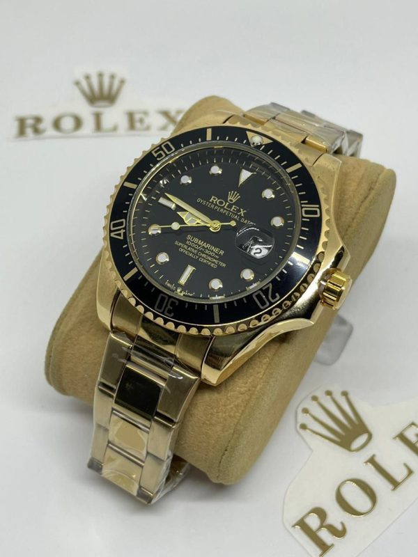 RELOJ ROLEX NEGRO CON DORADO – Distriurban_colombia